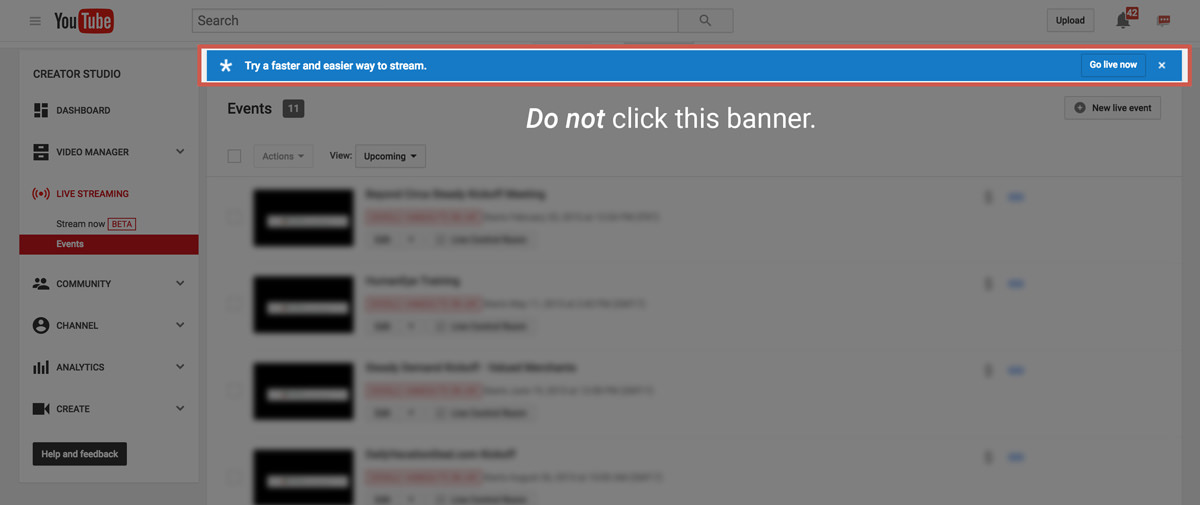 How to Use YouTube Live Events to Replace Hangouts On Air - Steady ...