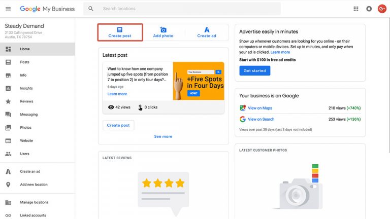 The Ultimate Guide to Google Posts - Steady Demand