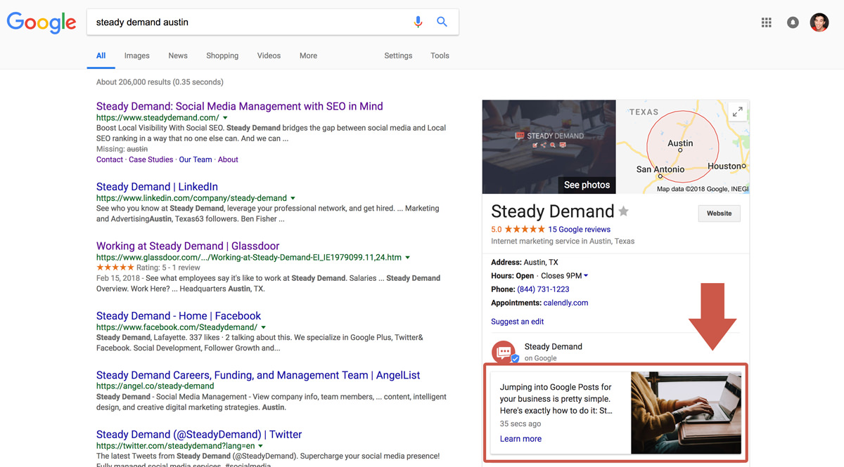 The Ultimate Guide to Google Posts - Steady Demand